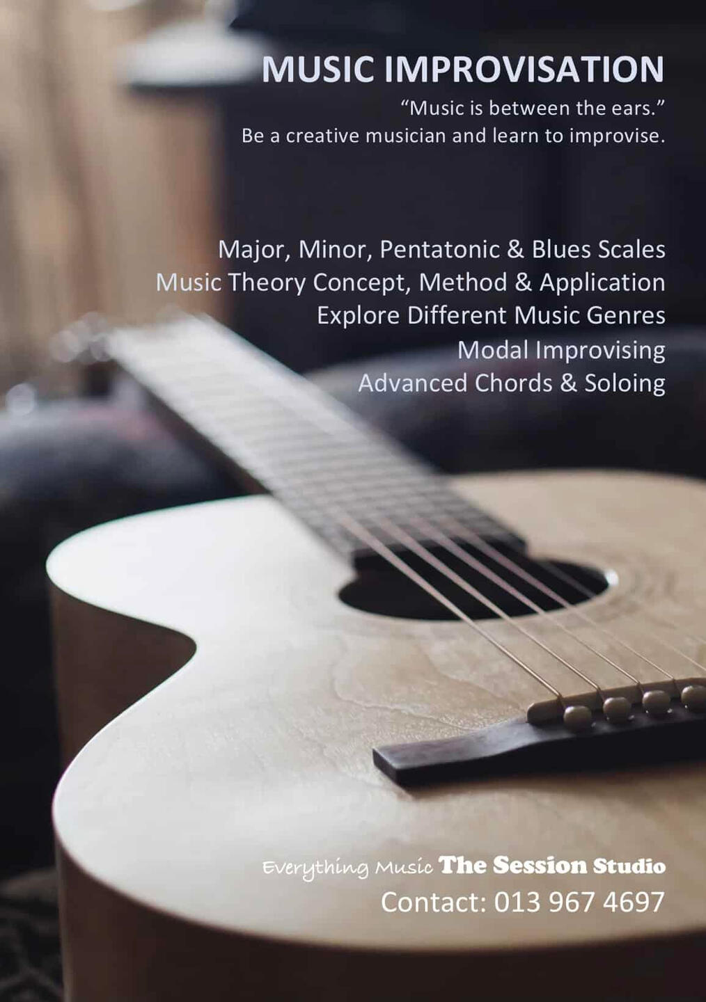 Contact @ Everything Music The Session Studio